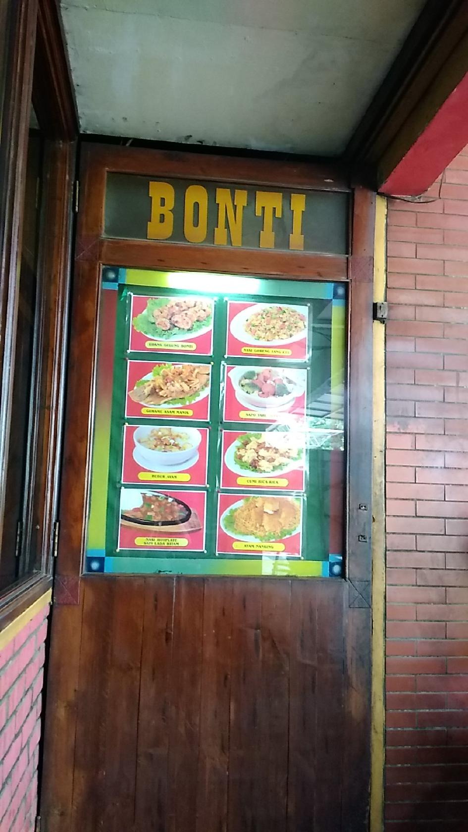 Menu at Bonti Restaurant, Indonesia, Jl. Terusan Pasirkoja No.347