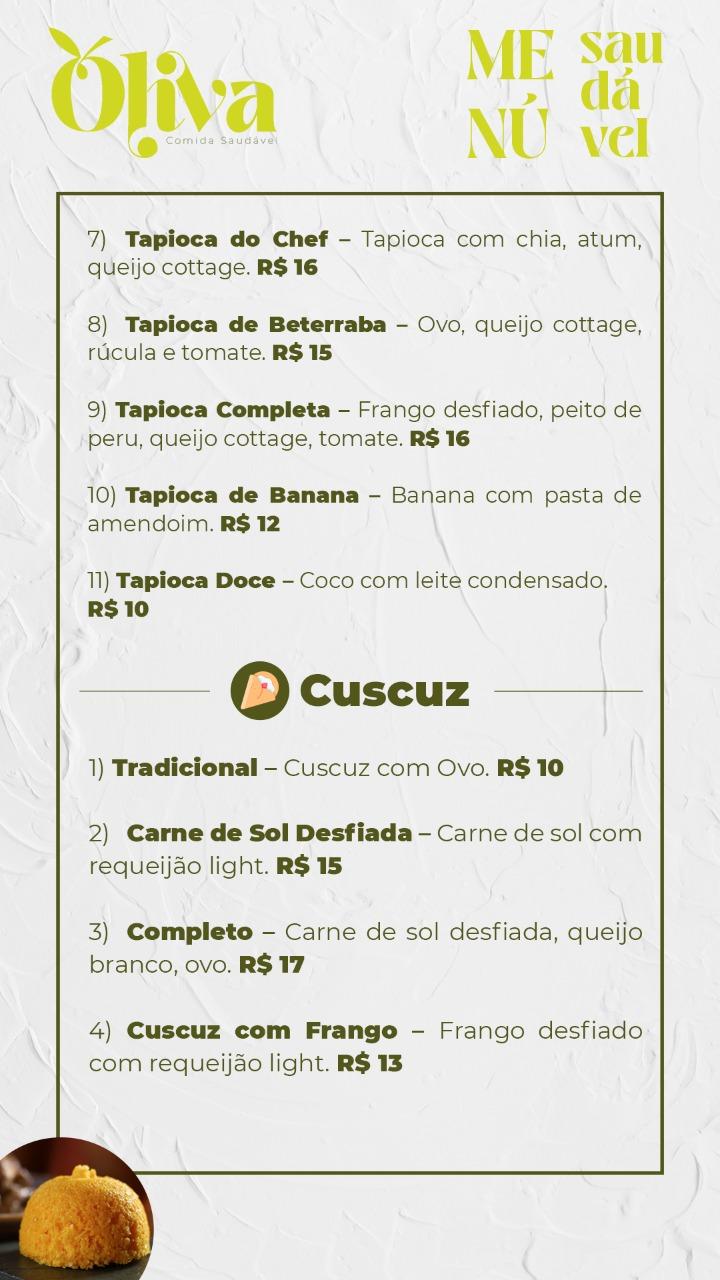 Menu em OLIVA FOOD restaurante, Brasília