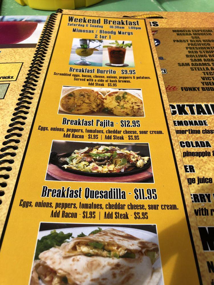 Menu at The Drunken Taco pub & bar, Fort Lauderdale
