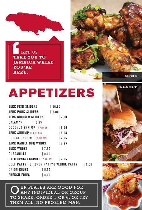 Menu at Island Pride Oasis restaurant, Gaithersburg