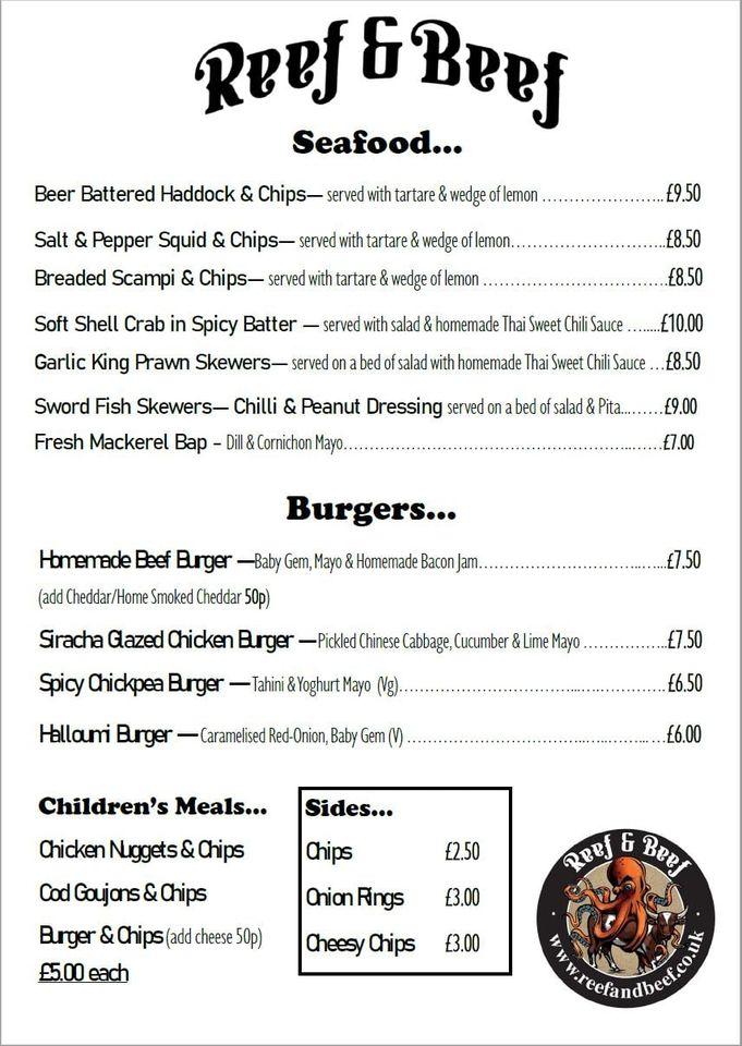 Menu at Holman Clavel Inn pub & bar, Pitminster