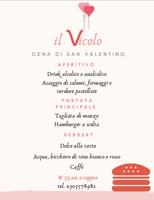 Menu da Il Vicolo ristorante, Sirmione