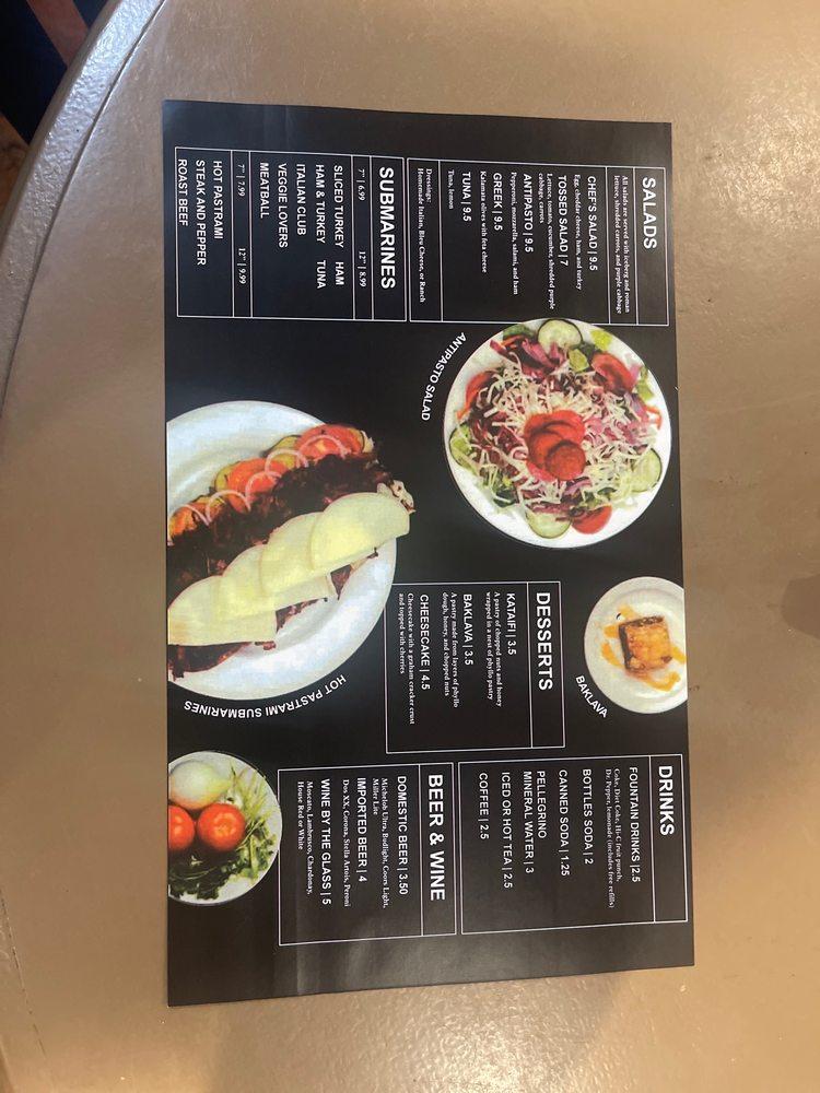 Menu at Casa Pizza Restaurant, El Paso, Chelsea St