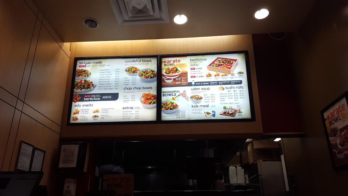 Menu at Edo Japan - Shepard Regional Centre - Grill and Sushi fast food ...