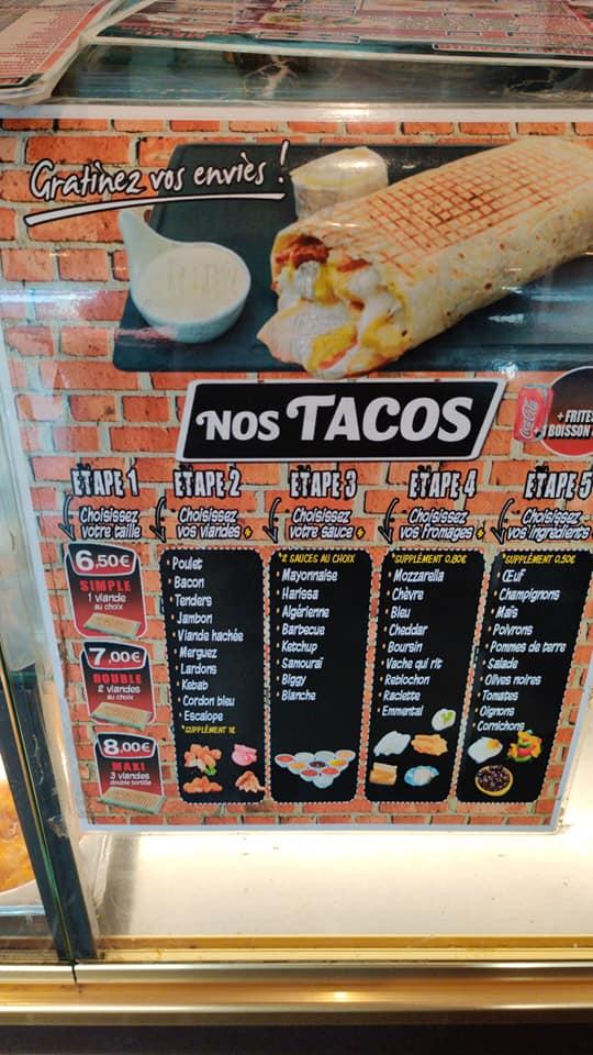 Menu at Funky Pizza pizzeria, Villepreux
