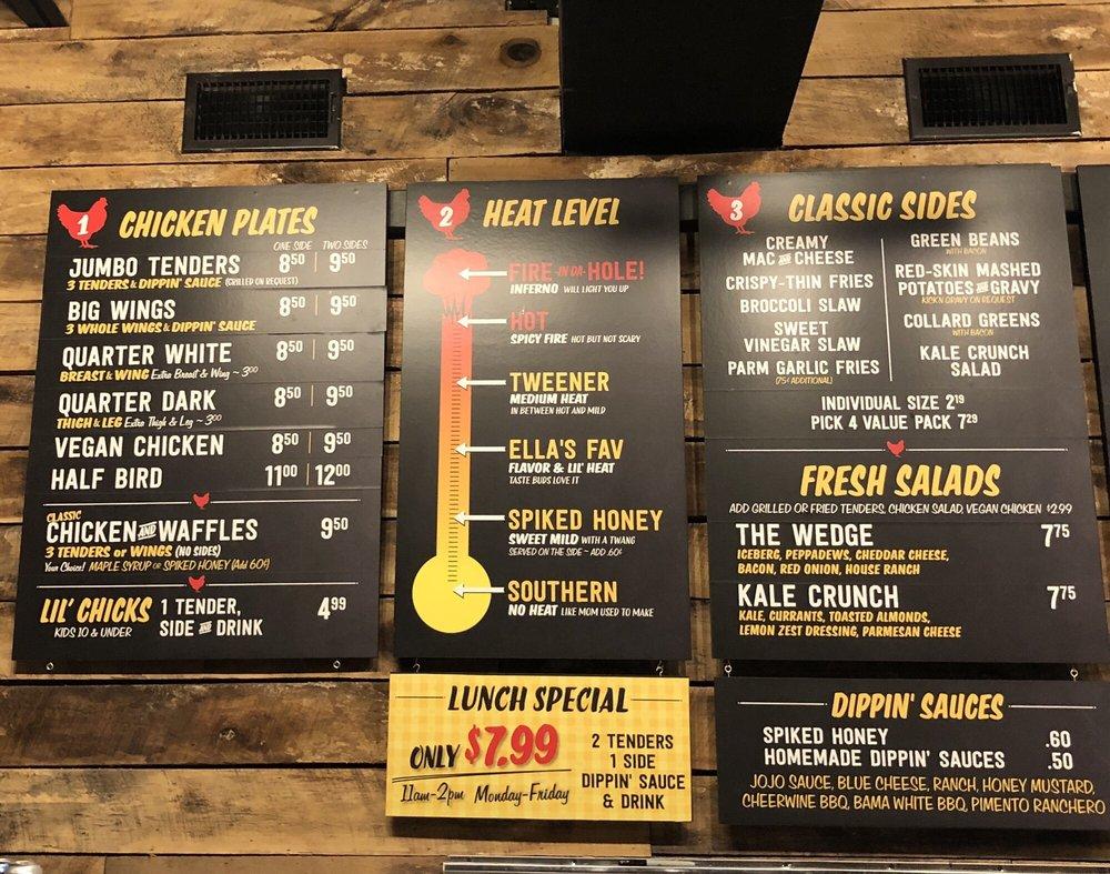 Menu at Joella's Hot Chicken - St Matthews restaurant, Louisville ...