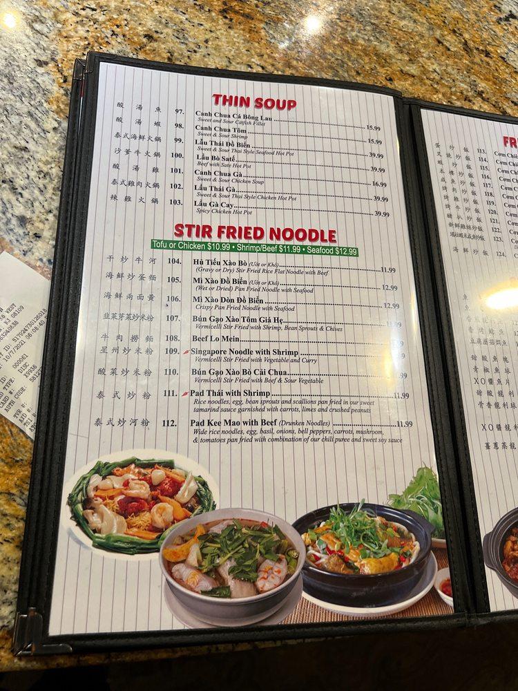 Menu at Thai Son restaurant, Pennsauken Township, NJ-38