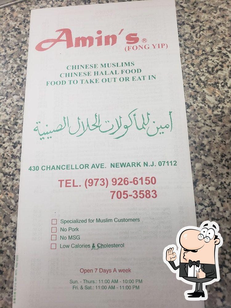 Amin's Chinese Halal Food in Newark - Restaurant menu and reviews