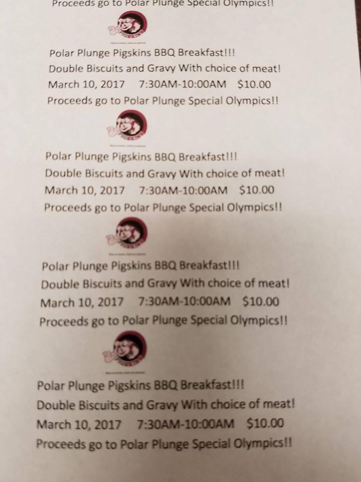 Menu at Pigskins BBQ, Ada, Stone Briar Dr