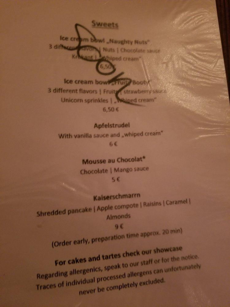 Speisekarte von bodhi München restaurant, München, Ligsalzstraße 23