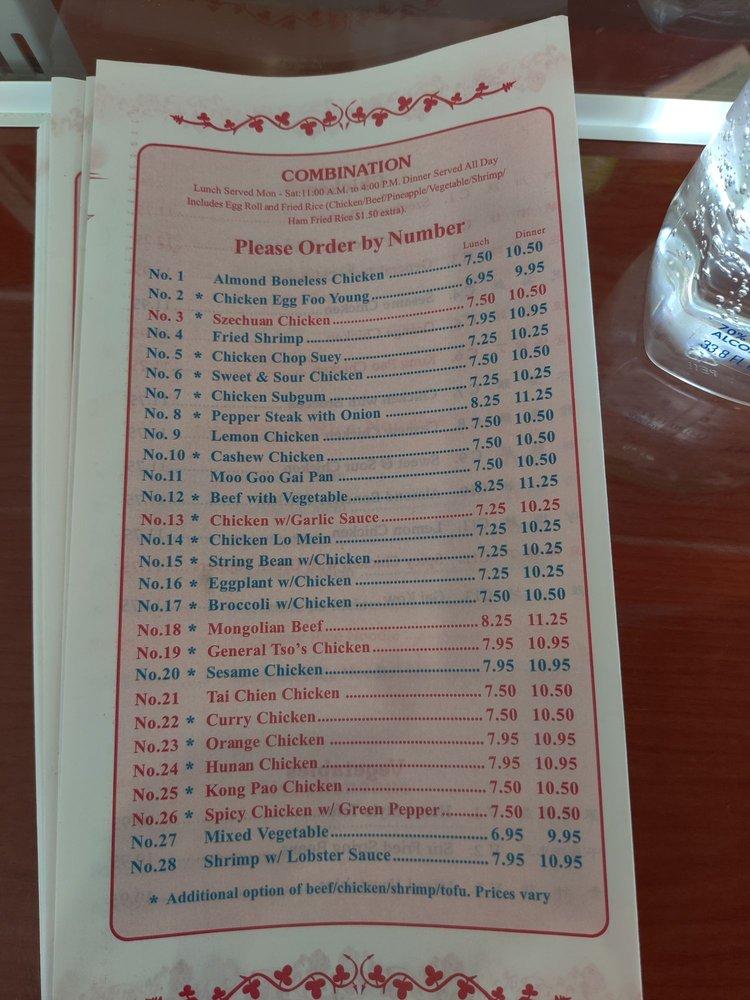 Menu at Hunan Town restaurant, Southfield