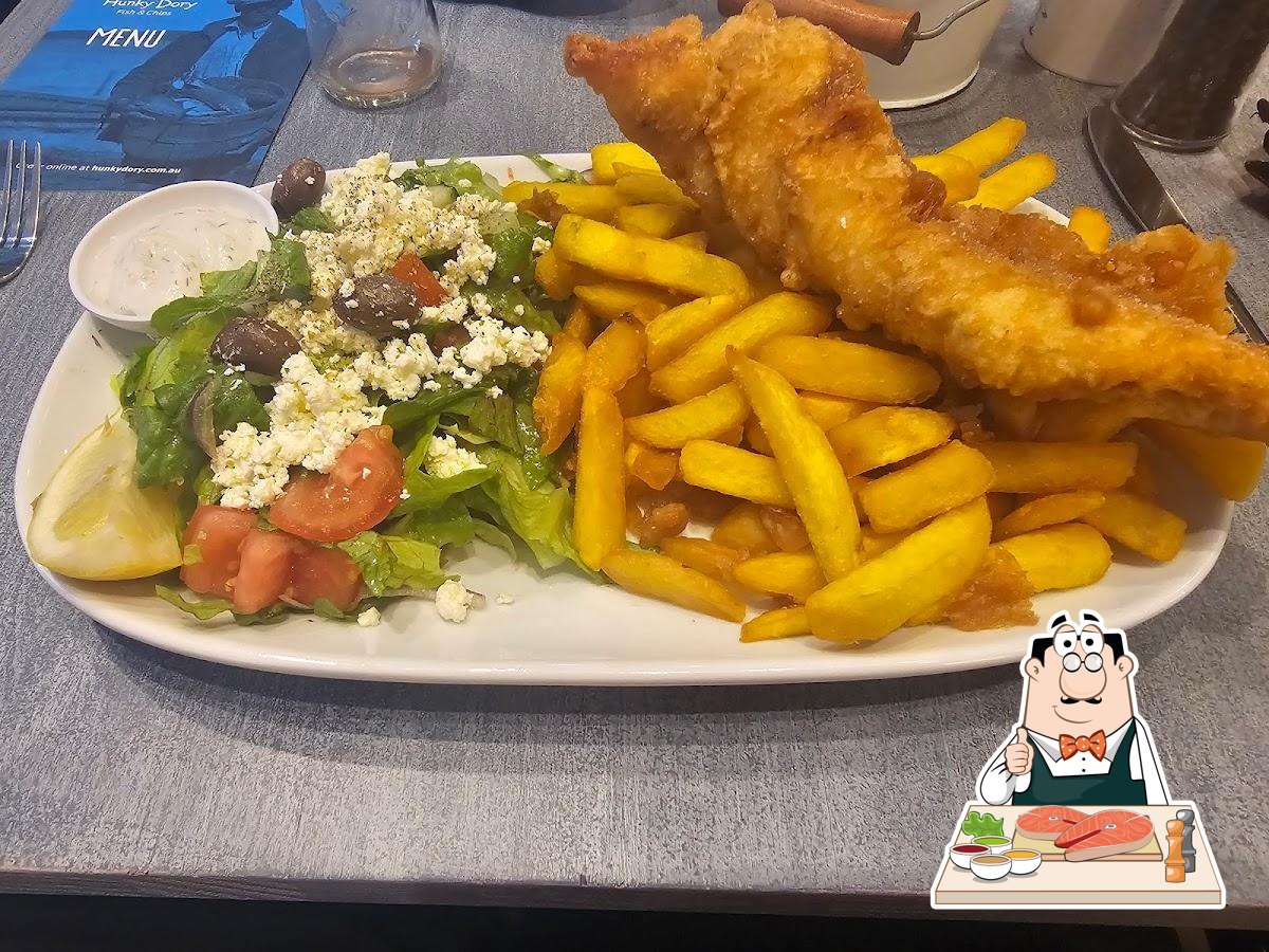 Hunky Dory Fish & Chips Knox, Wantirna South - Restaurant menu, prices ...
