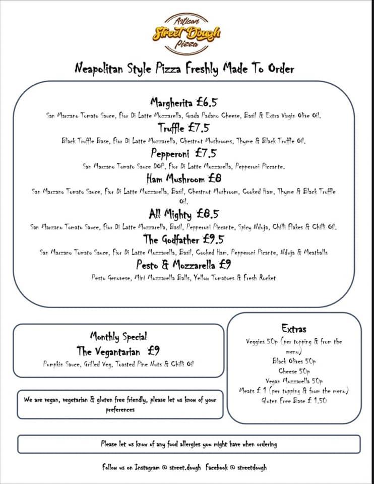 Menu at The Bull pub & bar, Langley, The Bull