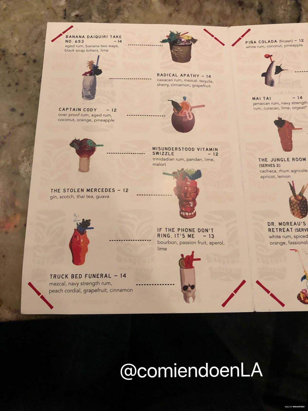 Menu at Archipelago pub & bar, Washington, U St NW