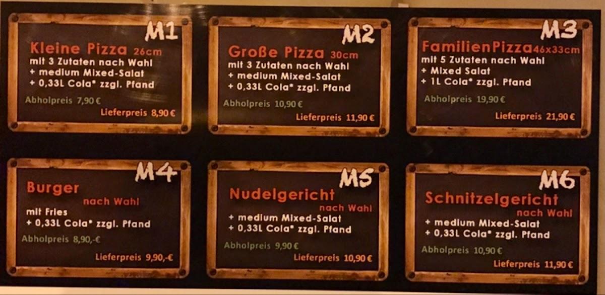 Speisekarte von Mayo’s Stuttgart pizza, Stuttgart