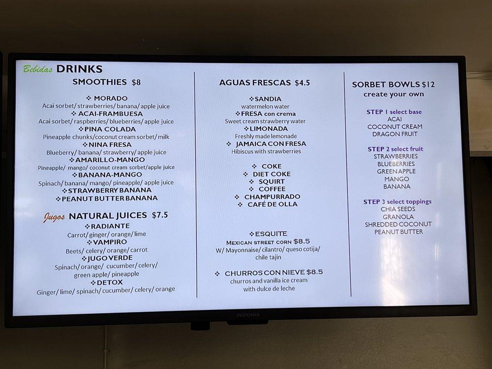Menu at Max's Kitchen Cocina Mexicana restaurant, Spring Valley