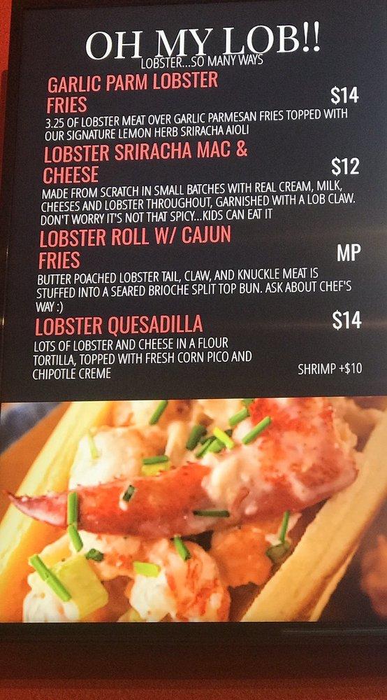 Menu at Hook & Anchor restaurant, Newport Beach