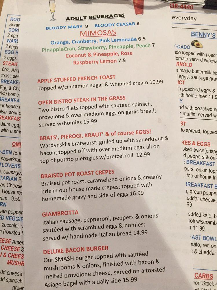 Menu at The Howling Rooster Restaurant & Bar, Buffalo, 529 Englewood Ave