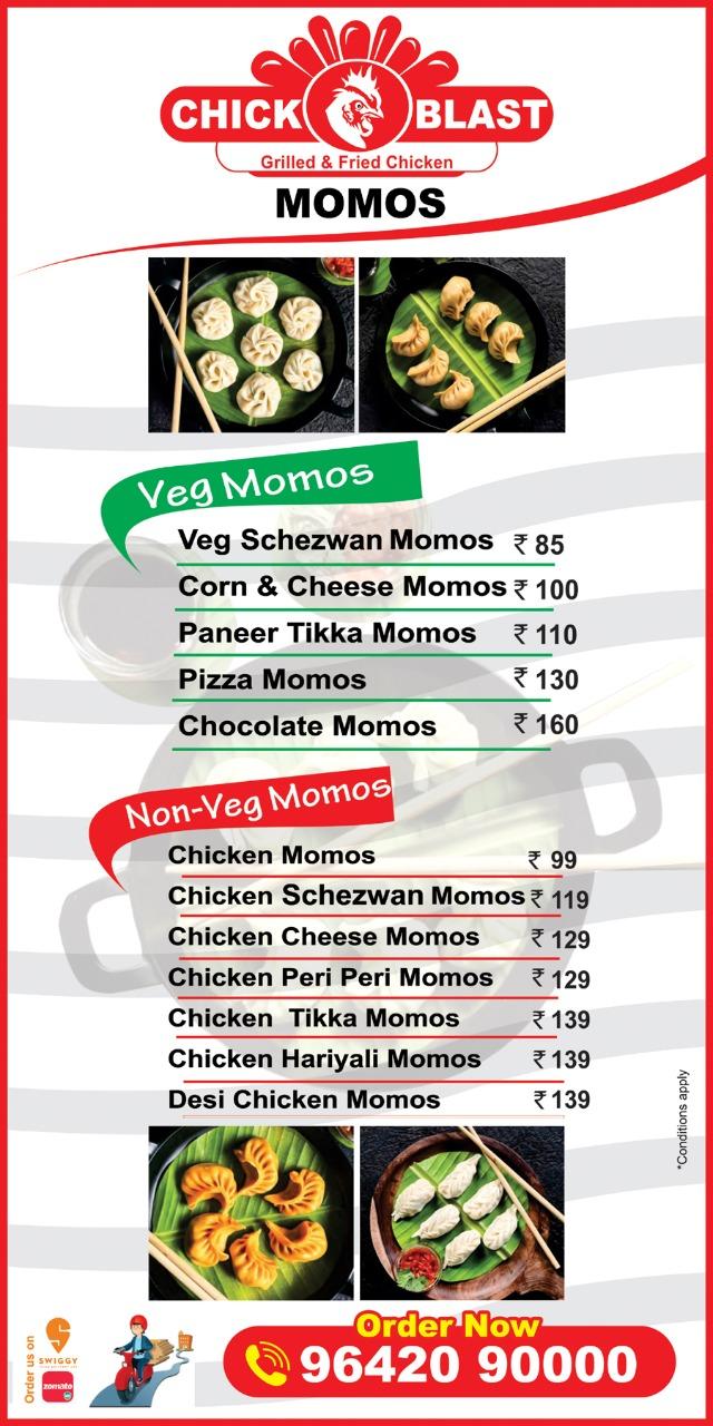 Menu at Chick Blast family restaurant Tirupati, Tirupati