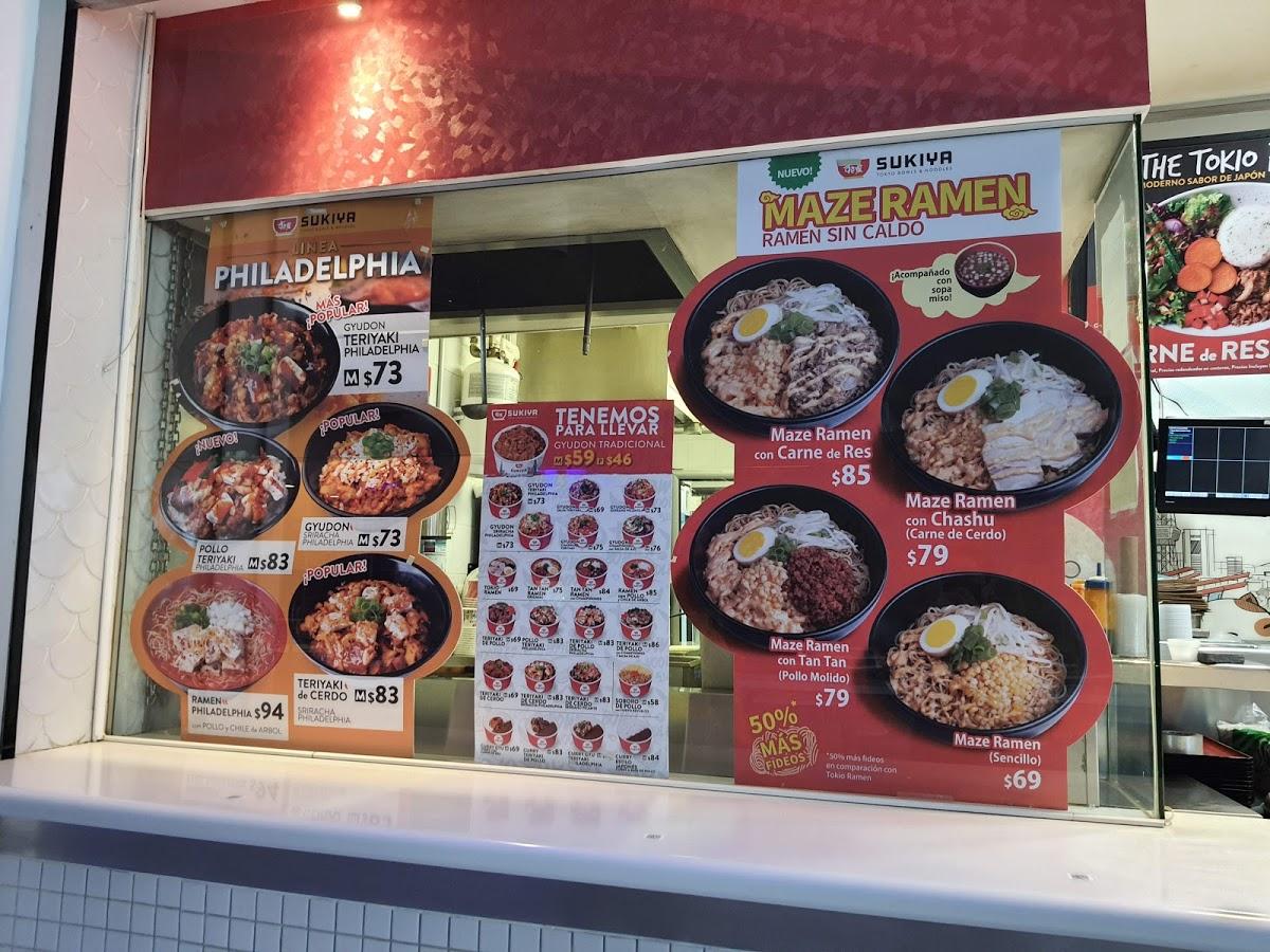 Menu at SUKIYA Pino Suárez - SERVICIO PARA LLEVAR restaurant, Mexico