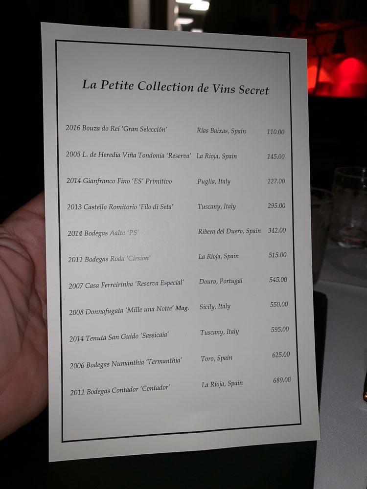 Menu at LPM Restaurant & Bar, Miami