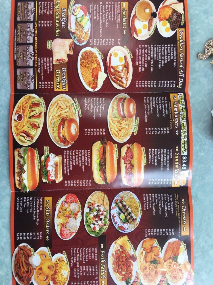 Menu at Fabulous Grill On the Main restaurant, Gardena