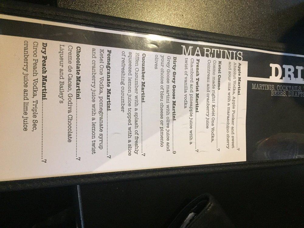 Menu at Safe House Bar & Grill, Crown Point