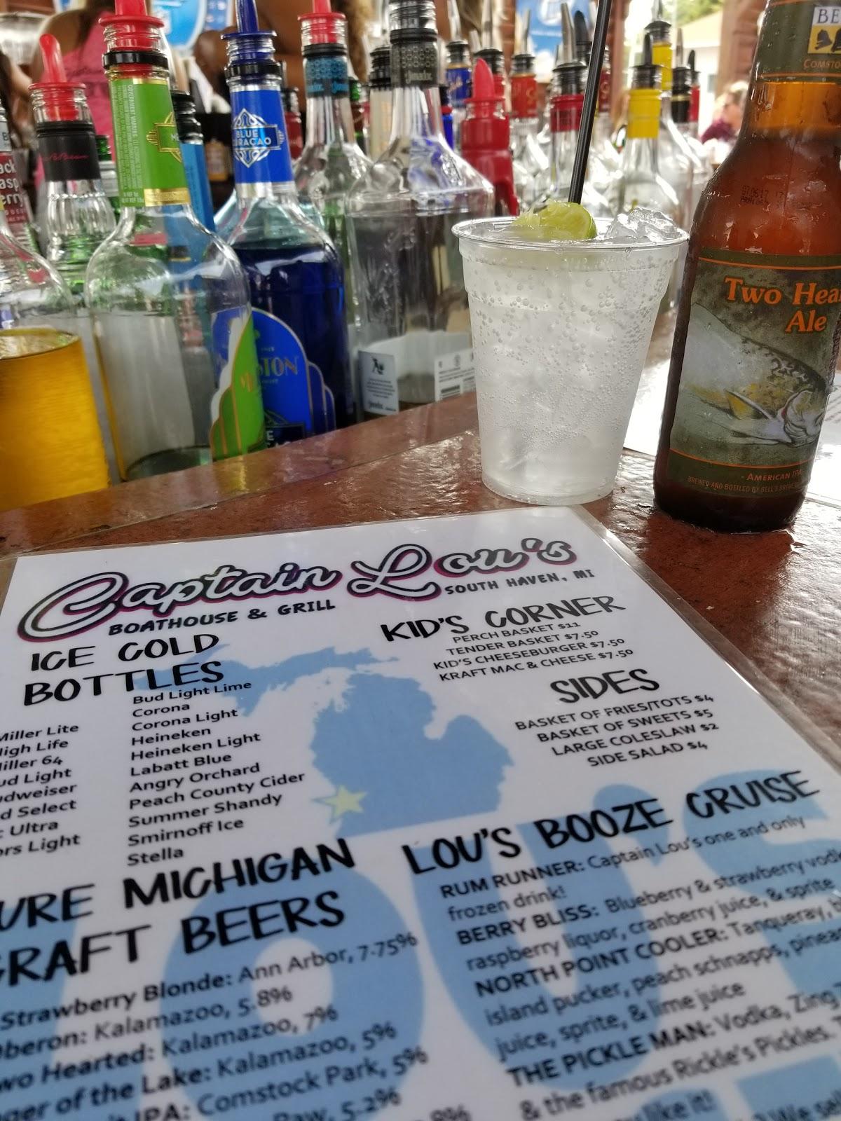 Menu at Captain Lou's pub & bar, South Haven, 278 Dyckman Ave