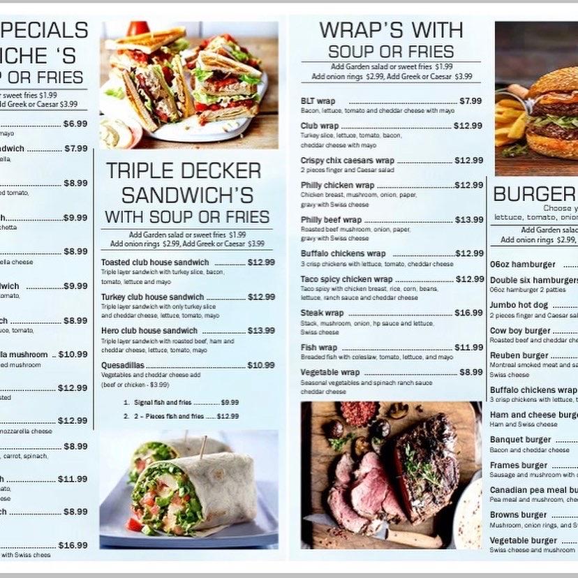 Menu at Mr. Wings & That 50's Diner restaurant, Pickering