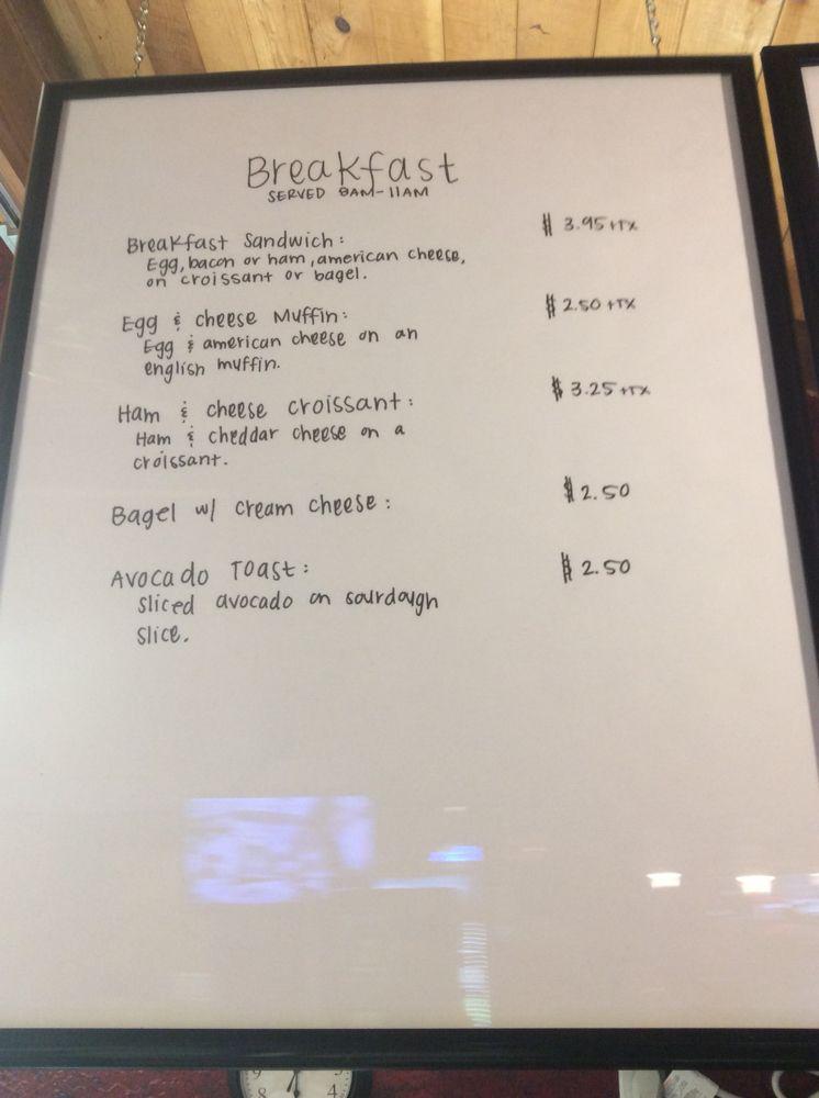 Menu at Karkar’s Deli restaurant, Willits