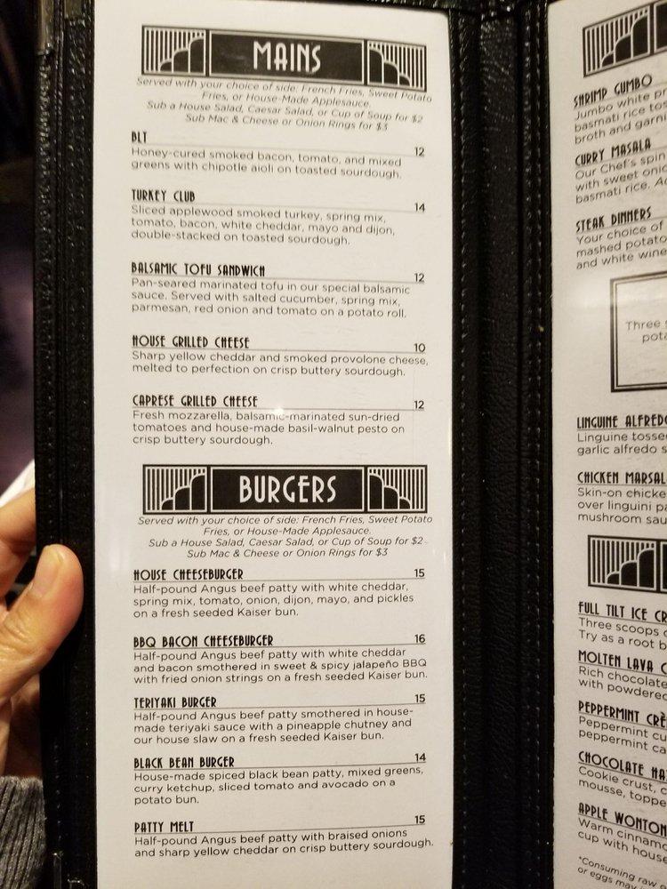 Menu at Mox Boarding House pub & bar, Bellevue, Bel Red Rd