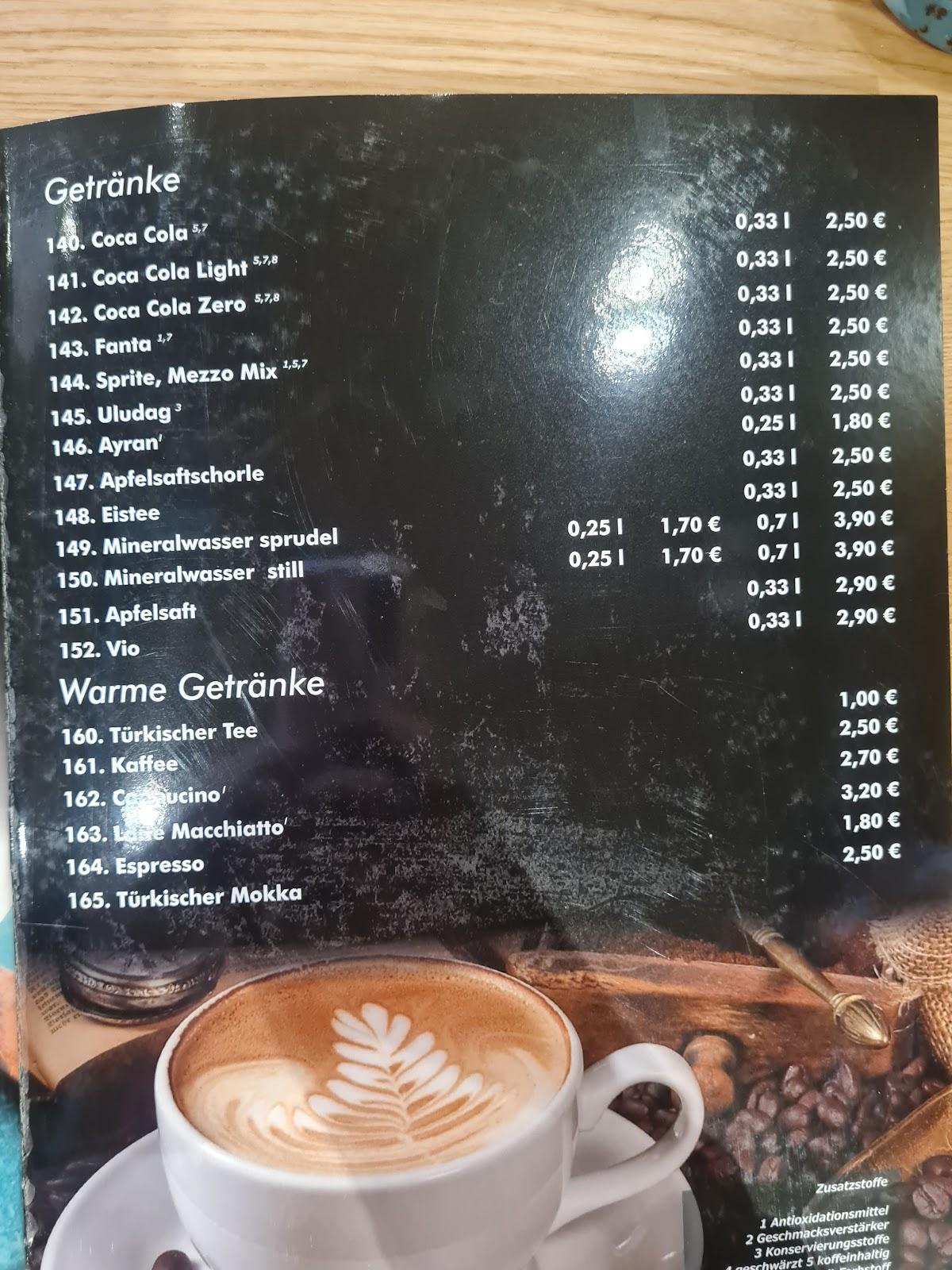 Speisekarte von Lezzet restaurant, Darmstadt