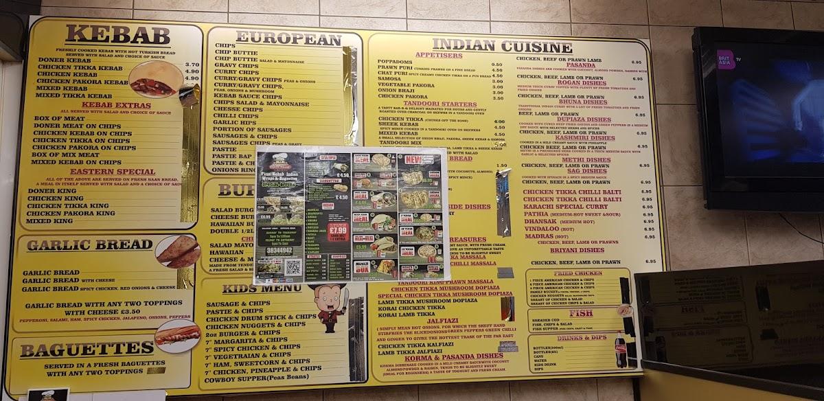 Menu at Spice House Lurgan fast food, Lurgan