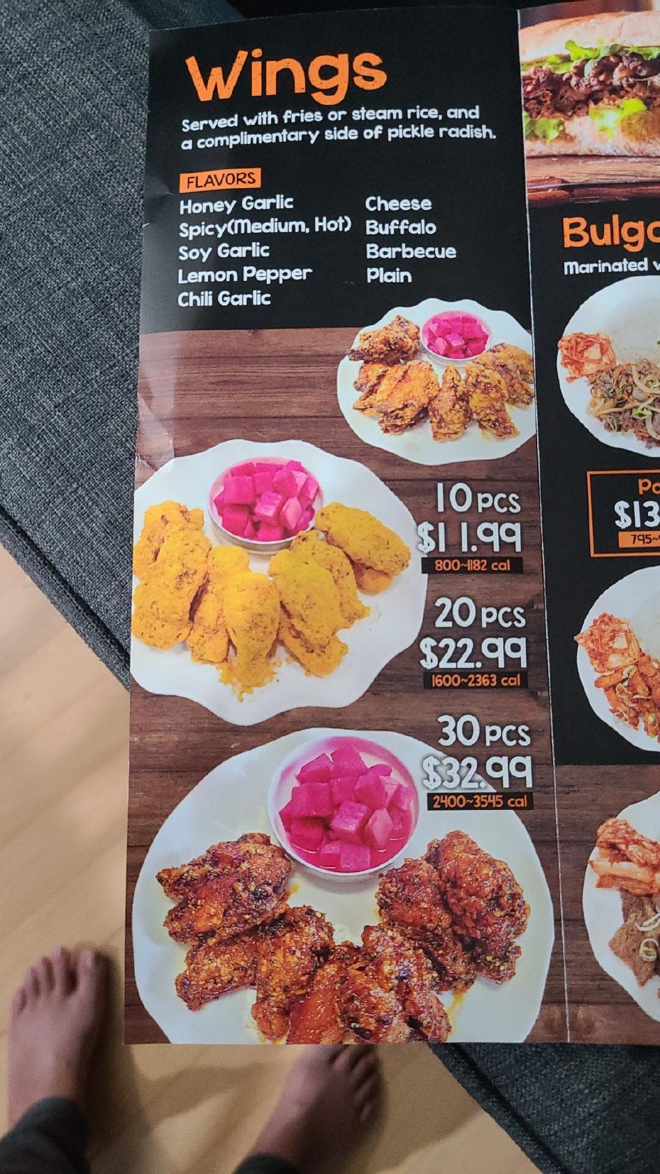 Menu at 92 Chicken Wings & More restaurant, Orlando