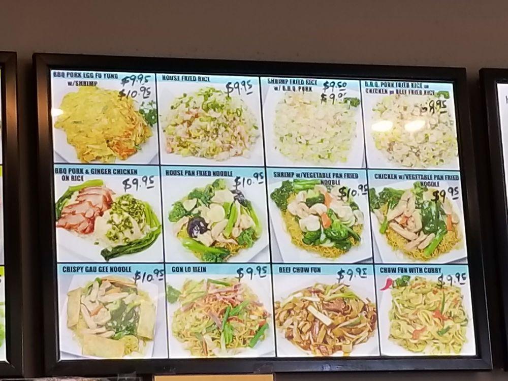 Menu at Asian Mix fast food, Honolulu, 1234 S Beretania St.