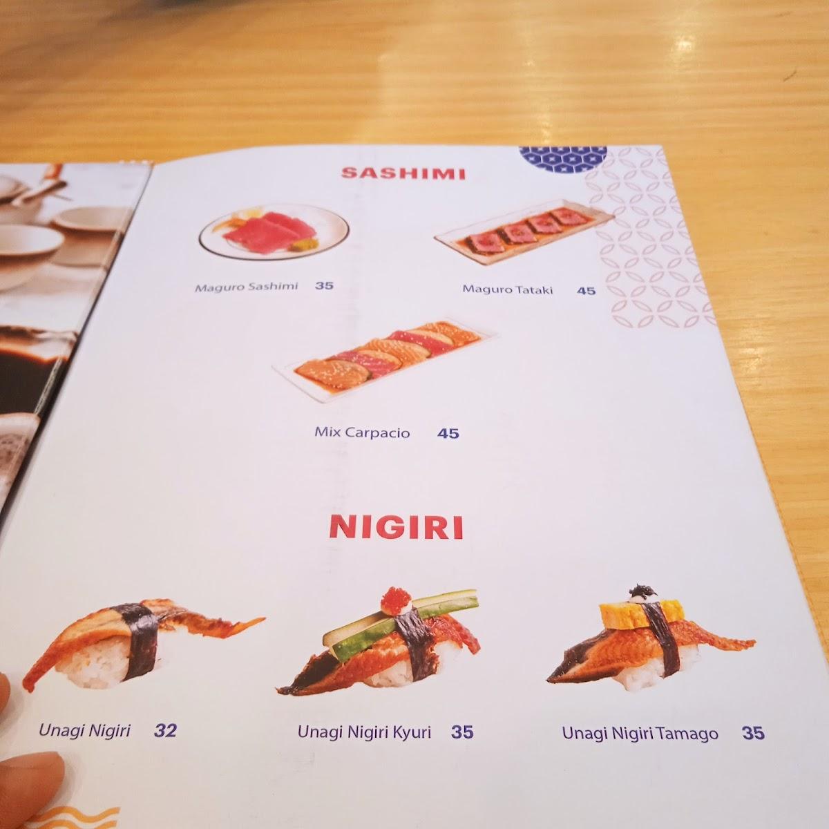 Menu at Jiro Ramen restaurant, Palembang, Mall Palembang Icon