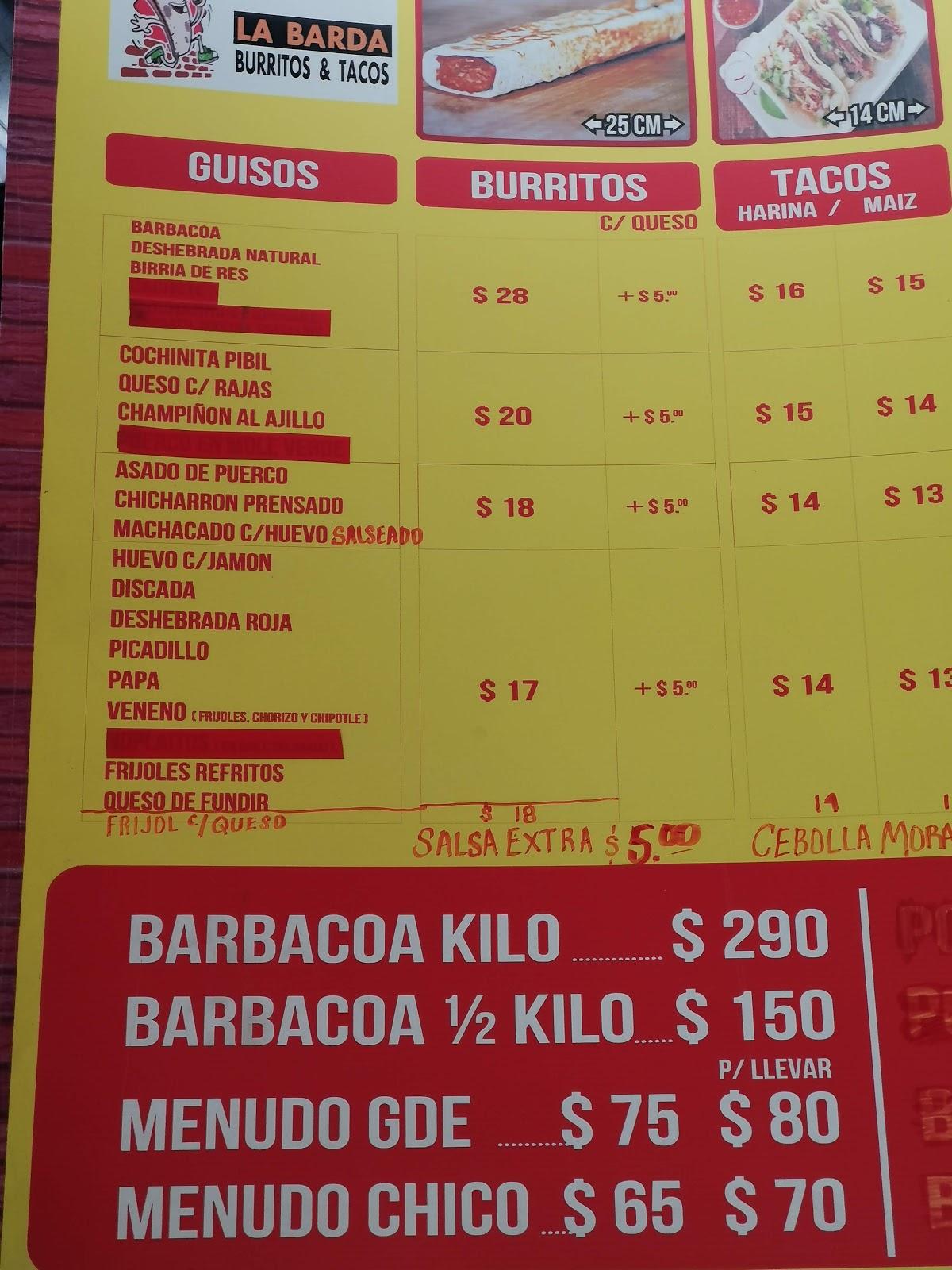 Carta de La Barda, Saltillo, Blvd. José Musa de León sn