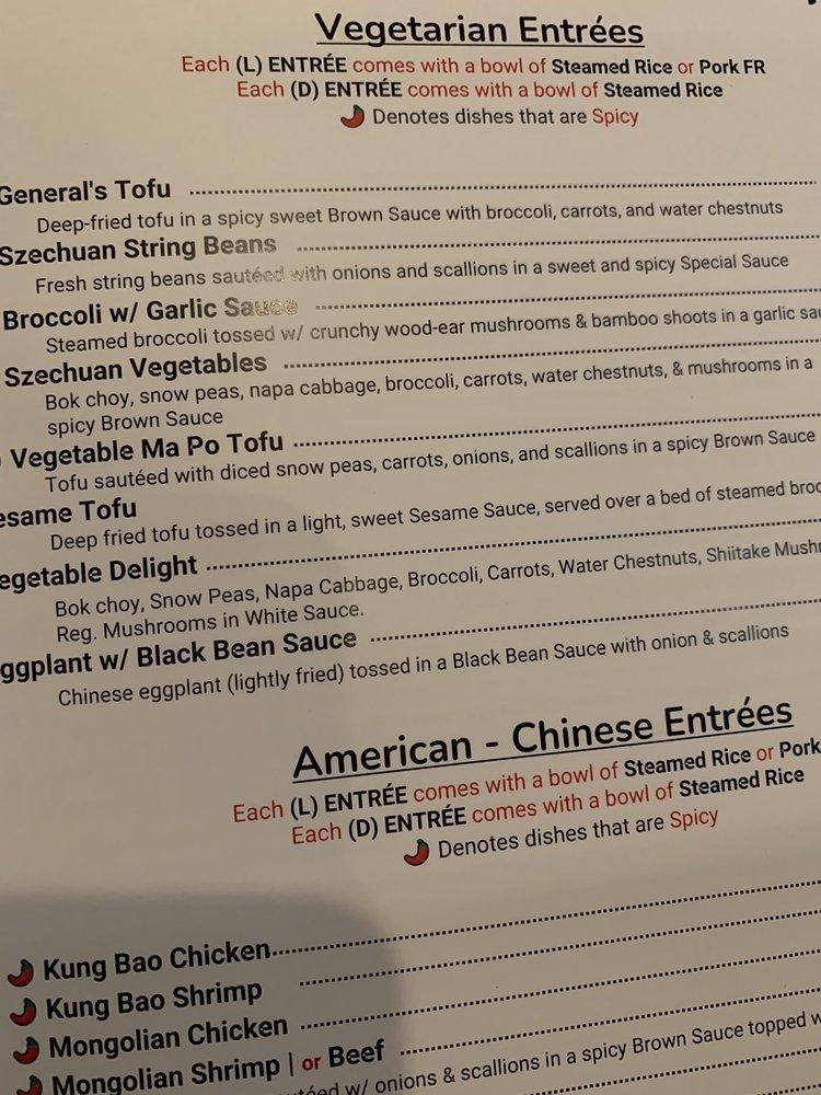 Menu at Forbidden Palace Chinese Bar & Bistro, Virginia Beach, Virginia ...