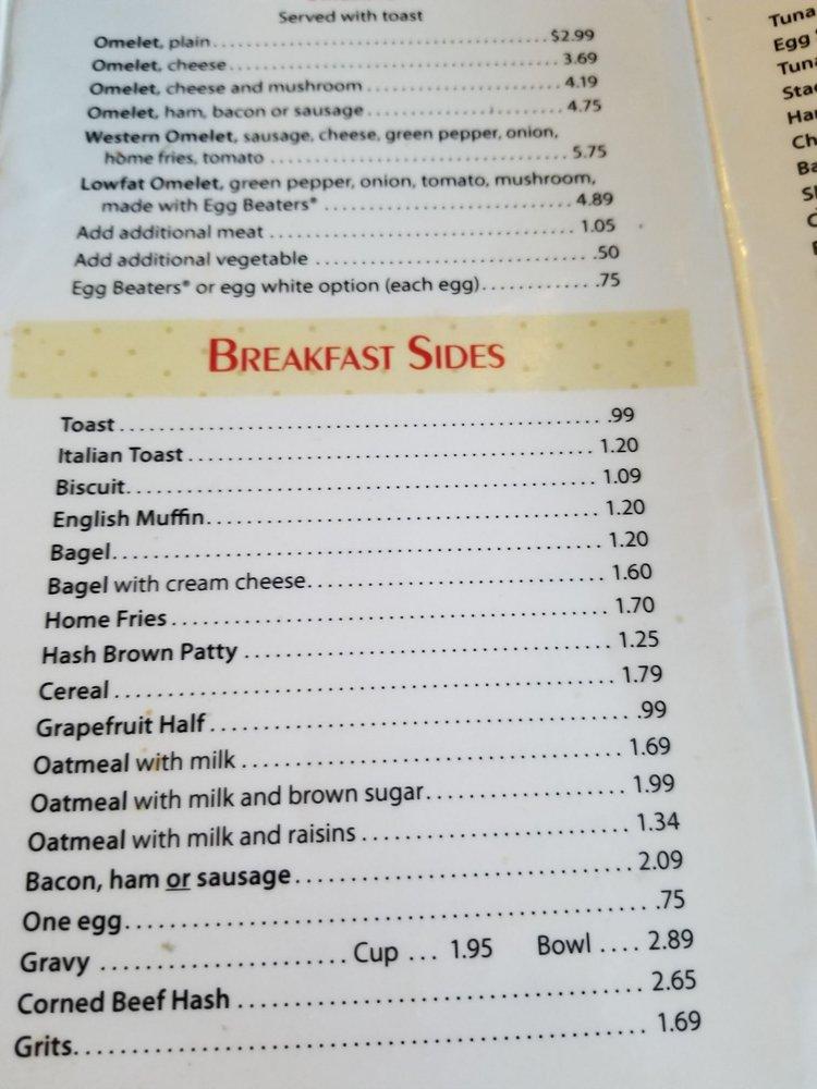 Menu at Jolly Donut - Sandusky, OH restaurant, Sandusky