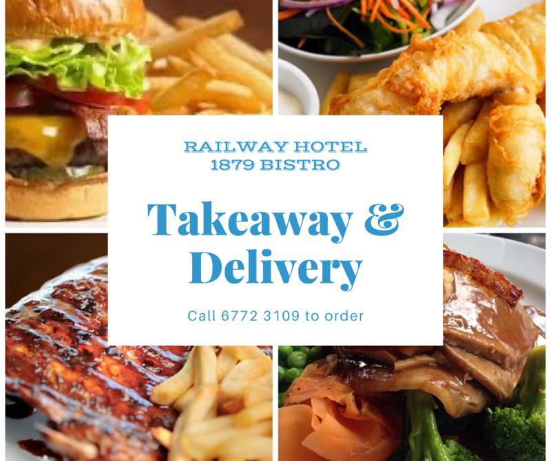 Menu at Railway Hotel restaurant, Armidale