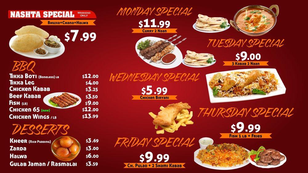 Menu at BIRYANI BOYZ restaurant, Milton