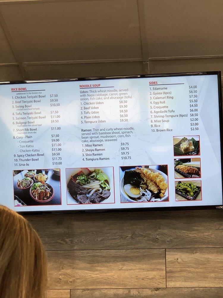 Menu at Huku Express restaurant, Fairfield