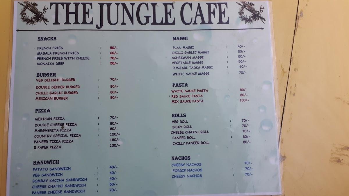 Menu at Lemon tree cafe mhow, Mhow