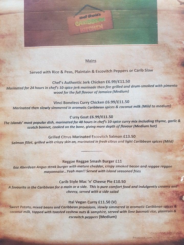 Menu at The Butler pub & bar, Reading