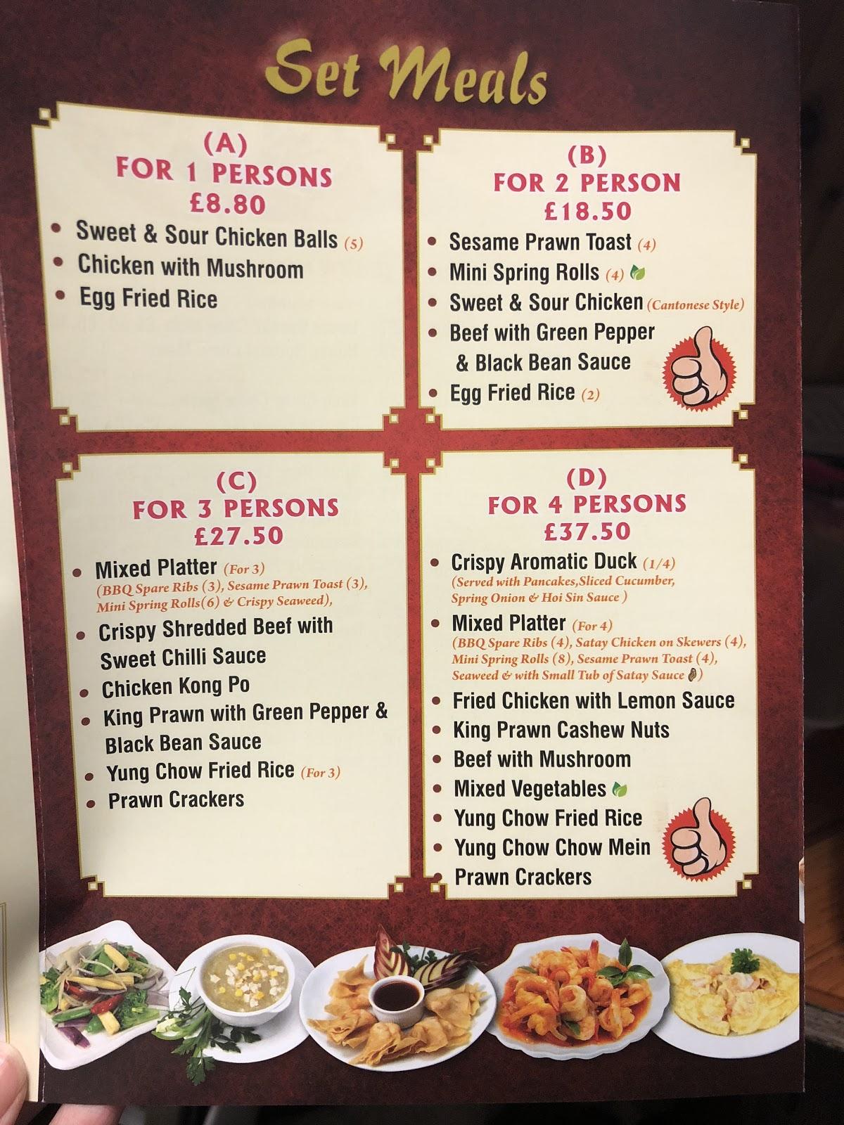 Menu at Golden City fast food, Tipton, 49 Great Bridge