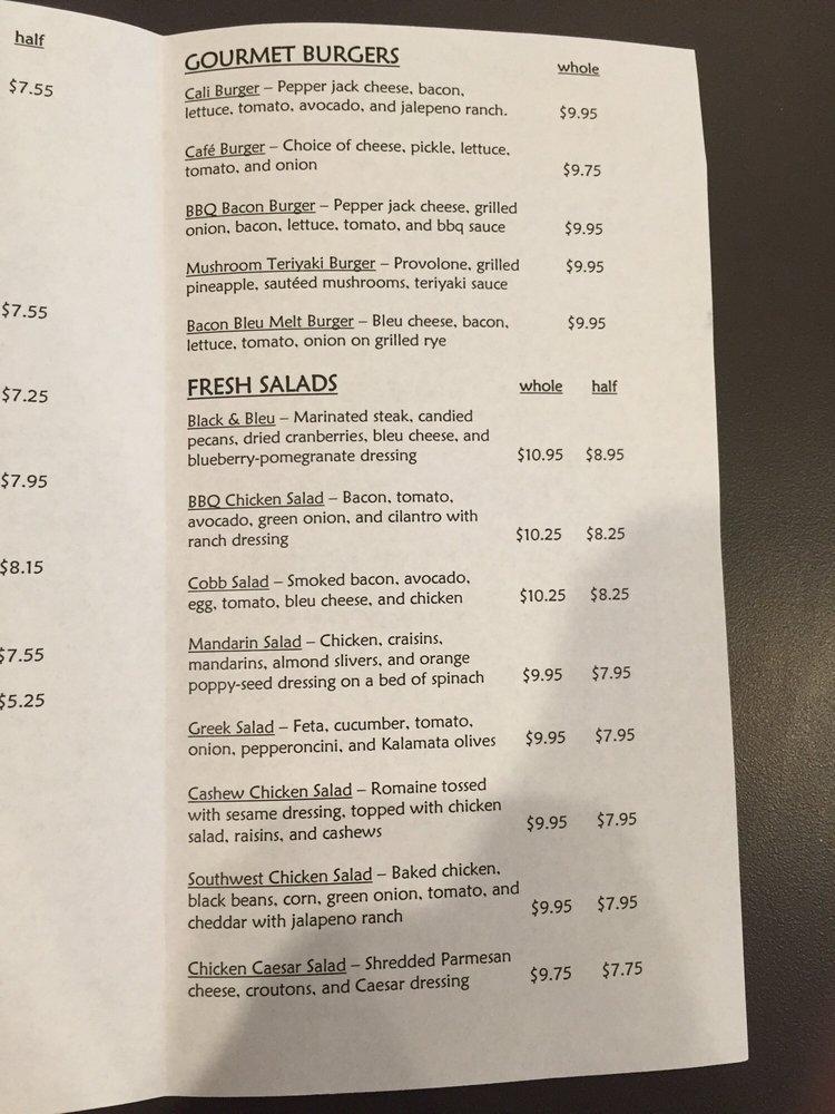 Menu at From the Hearth Kitchen and Pie Shop - Red Bluff restaurant ...
