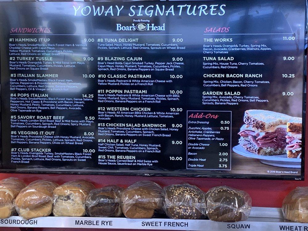 Menu at YO WAY SANDWICH SHOP pub & bar, Gardena