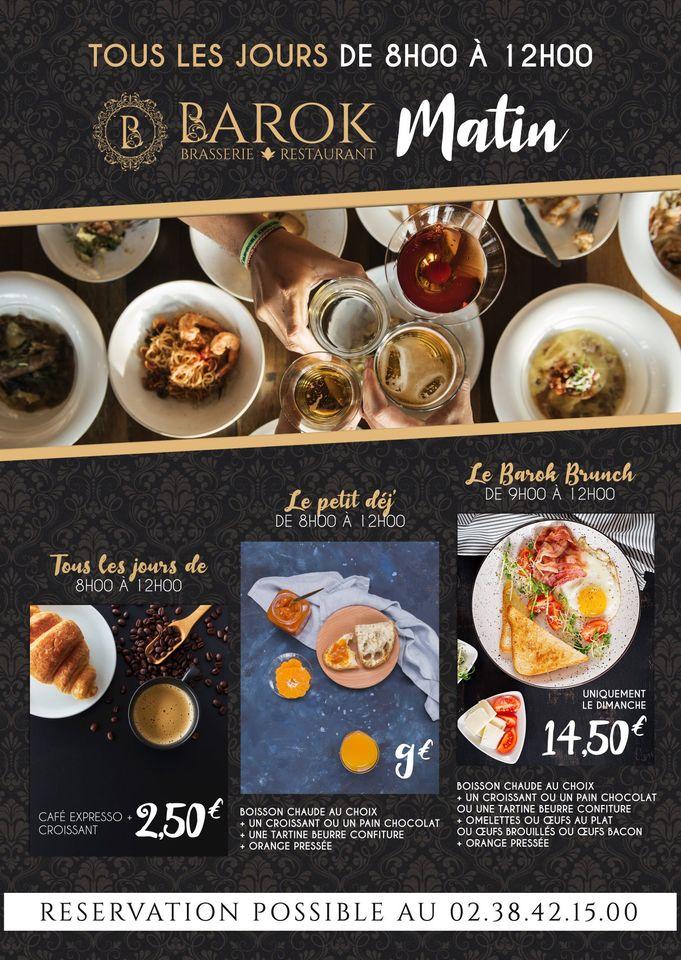 Menu at Barok, Orléans