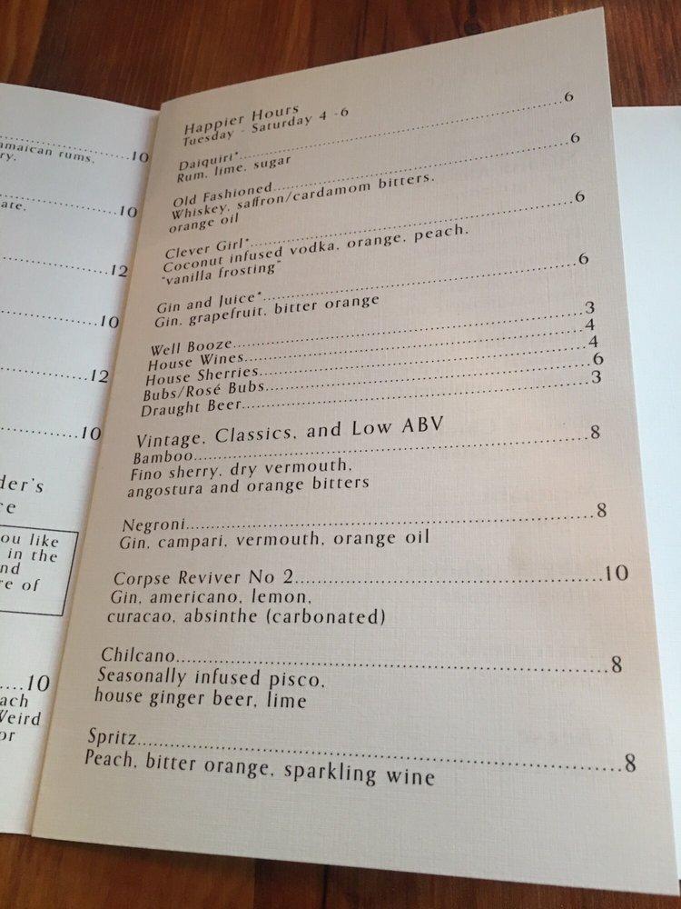 Menu at En Rama pub & bar, Tacoma