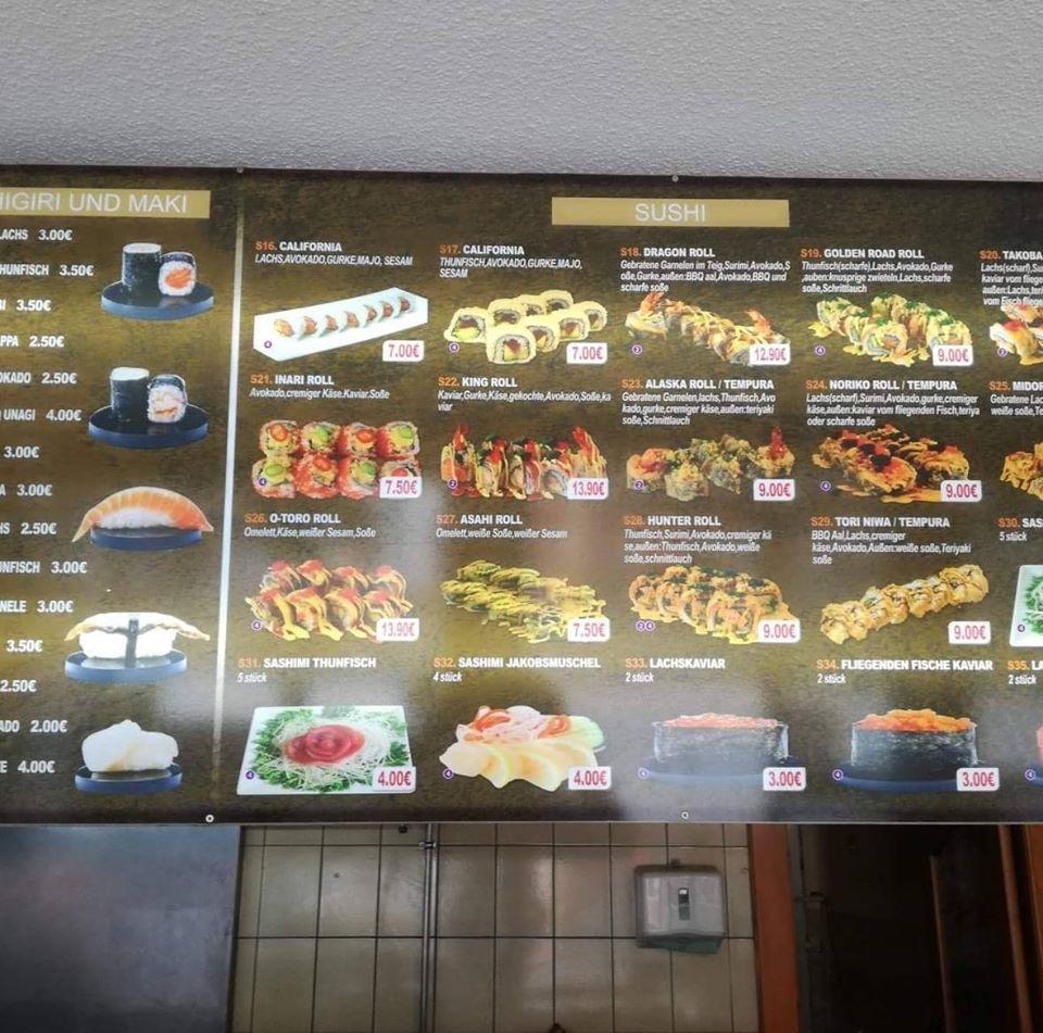 Speisekarte von HANA’S SUSHI BAR, Cham